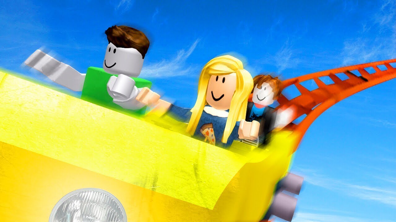 ROBLOX ROLLER COASTER IN ROBLOX 🍉😌🙄 (ROBLOX CART RIDE INTO RIDE) 🍭 😱🏡 🌸 ...