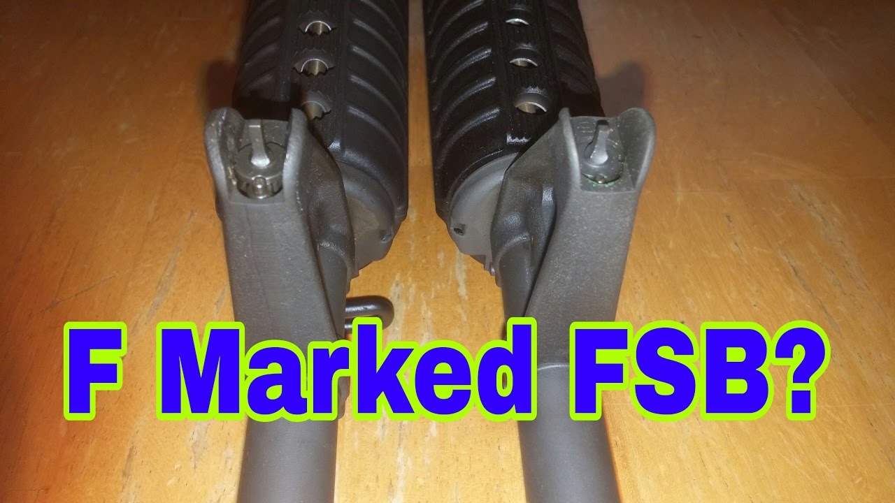 Mixing/Matching F Marked and Standard Front Sight Bases and Carry ...