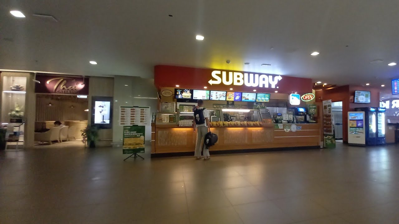 Subway, Phuket Airport, Thailand - YouTube