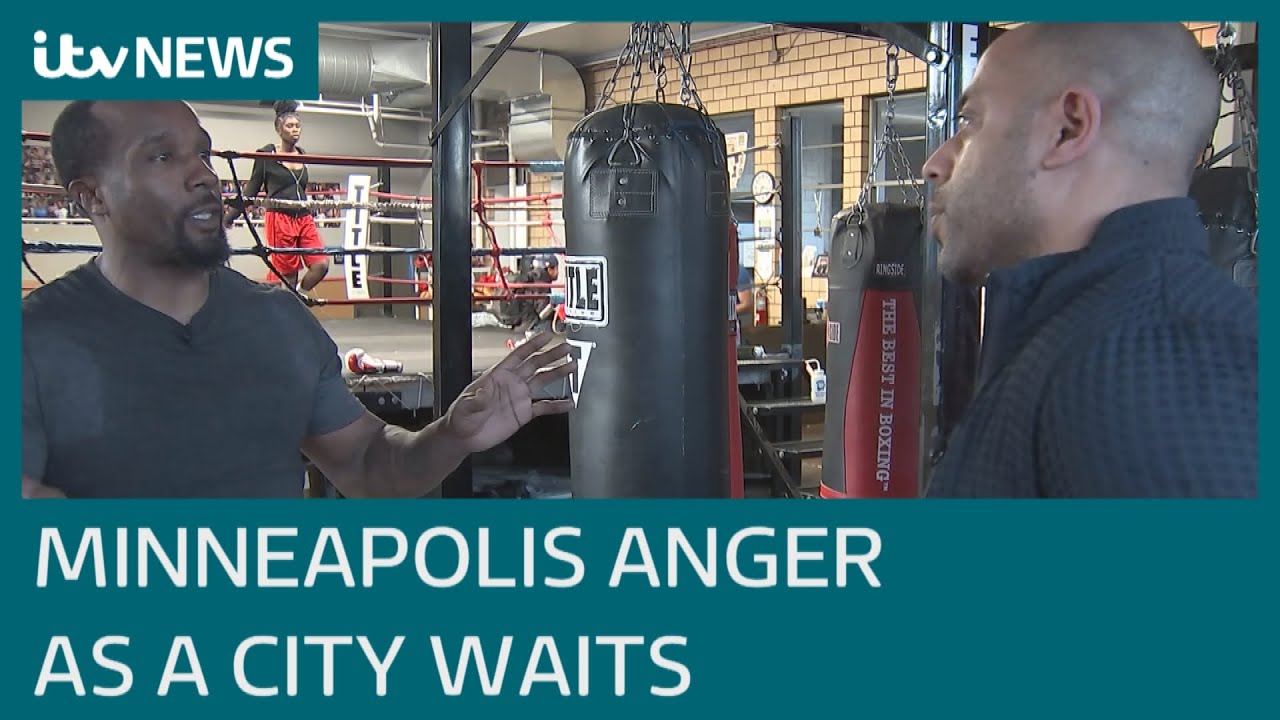 Anger in Minneapolis as city awaits George Floyd verdict | ITV News ...