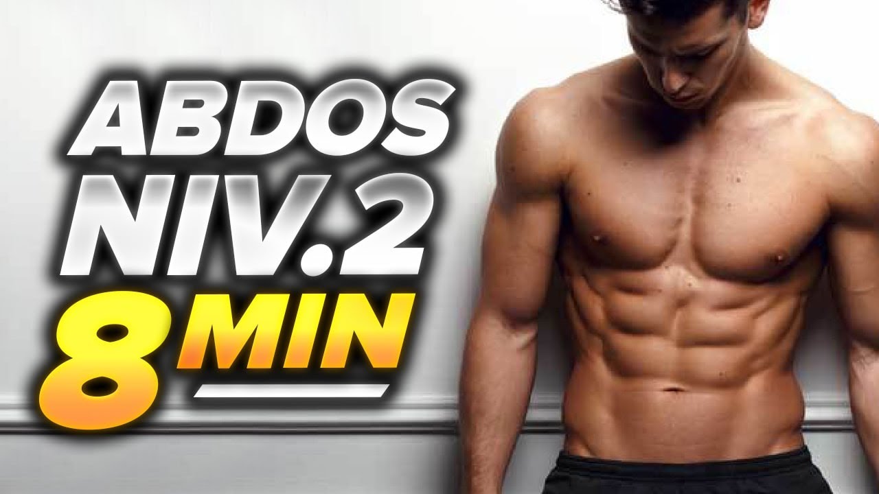8 MIN ABDOS À LA MAISON (niveau 2) - AURÉLIEN ROY - YouTube