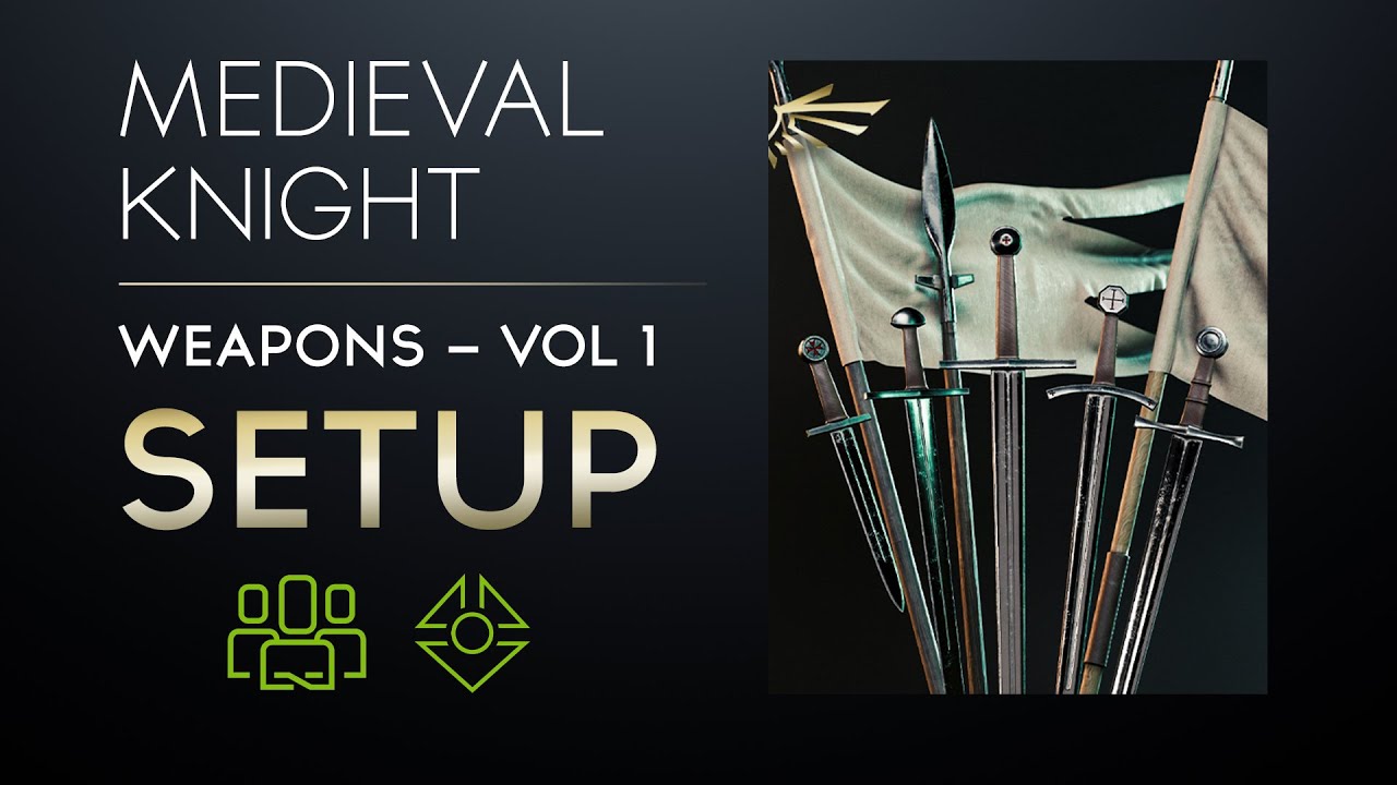 Medieval Knight Weapons Pack Setup - YouTube