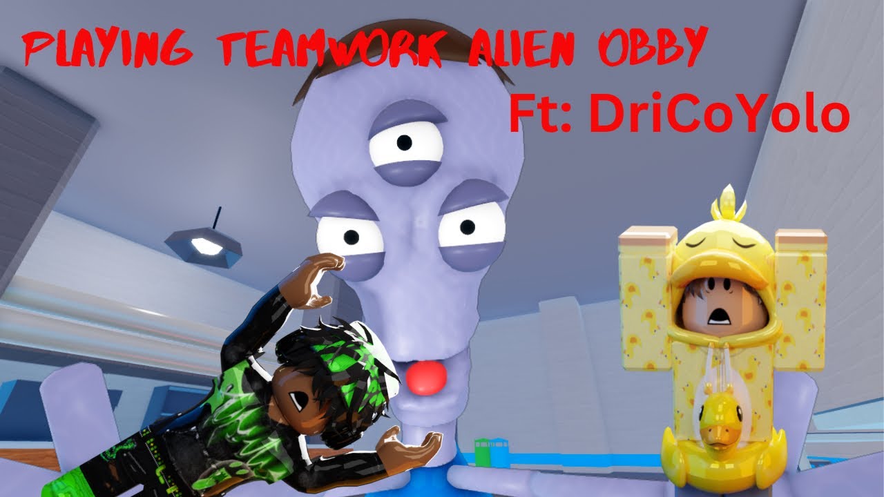 ROBLOX TEAM ALIEN ESCAPE OBBY! (TEAMWORK OBBY) - YouTube