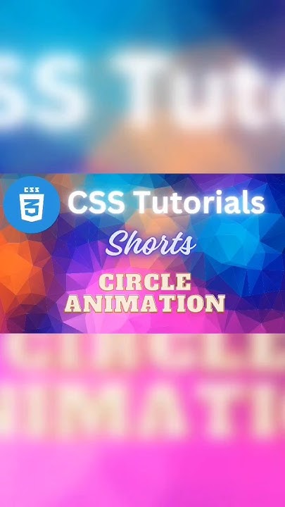 CSS | Circle Animation | CSS Tutorials - YouTube