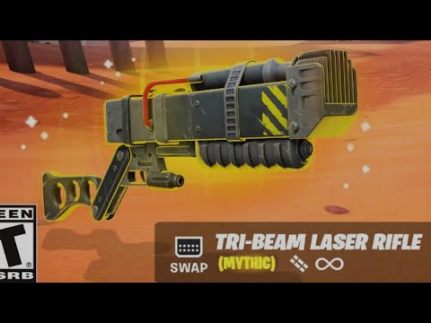 NEW TRI BEAM LASER RIFLE IS IN FORTNITE! (INSANE, Fallout Weapon) - YouTube