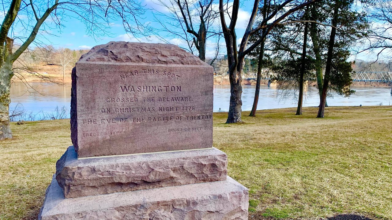 Where Washington Crossed the Delaware River on Christmas Night - YouTube