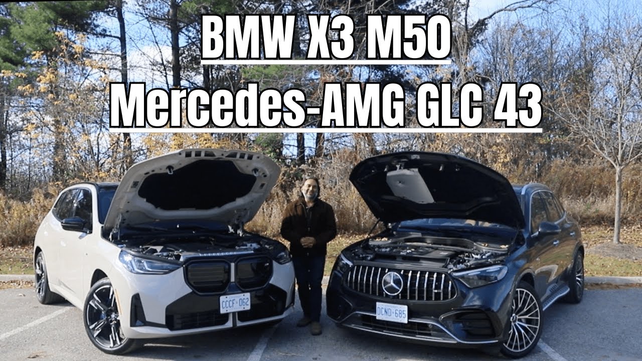 BMW X3 M50 vs. Mercedes-AMG GLC 43 - A Daily Driver Debate - YouTube