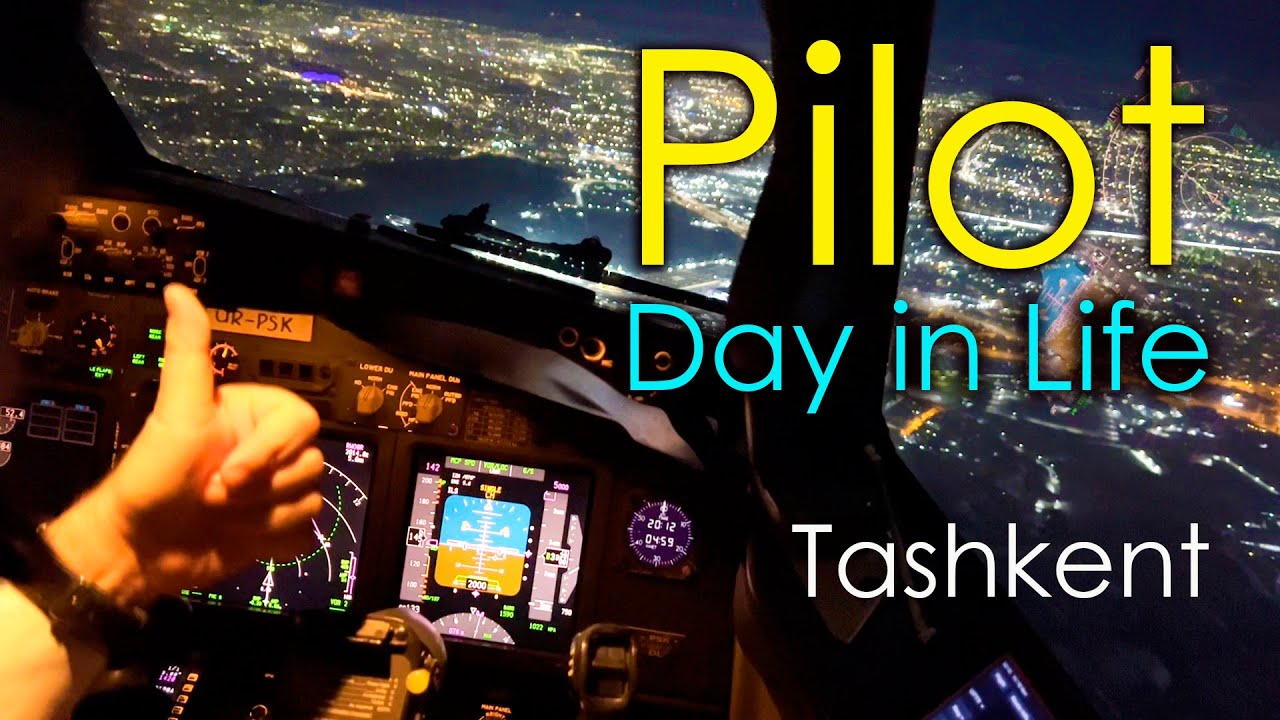 A Day in the Life of an Airline Pilot | Flight to Tashkent on B737 [HD ...