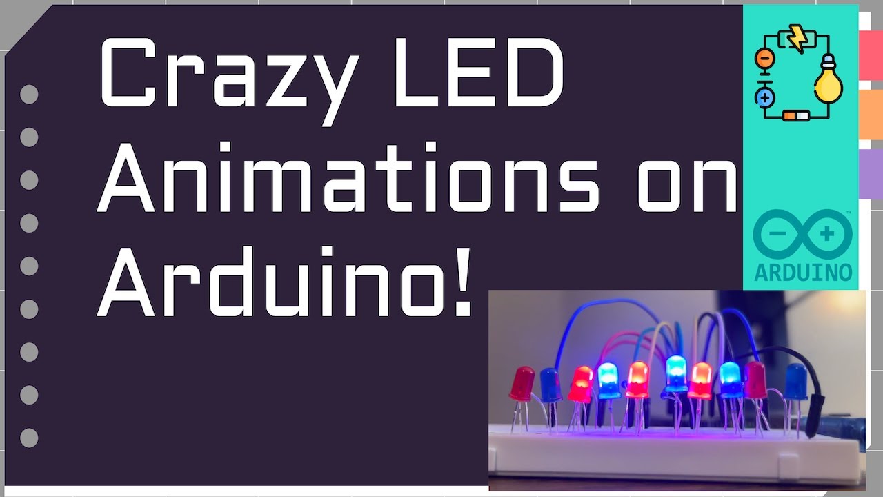 Crazy LED Animations on Arduino! - YouTube