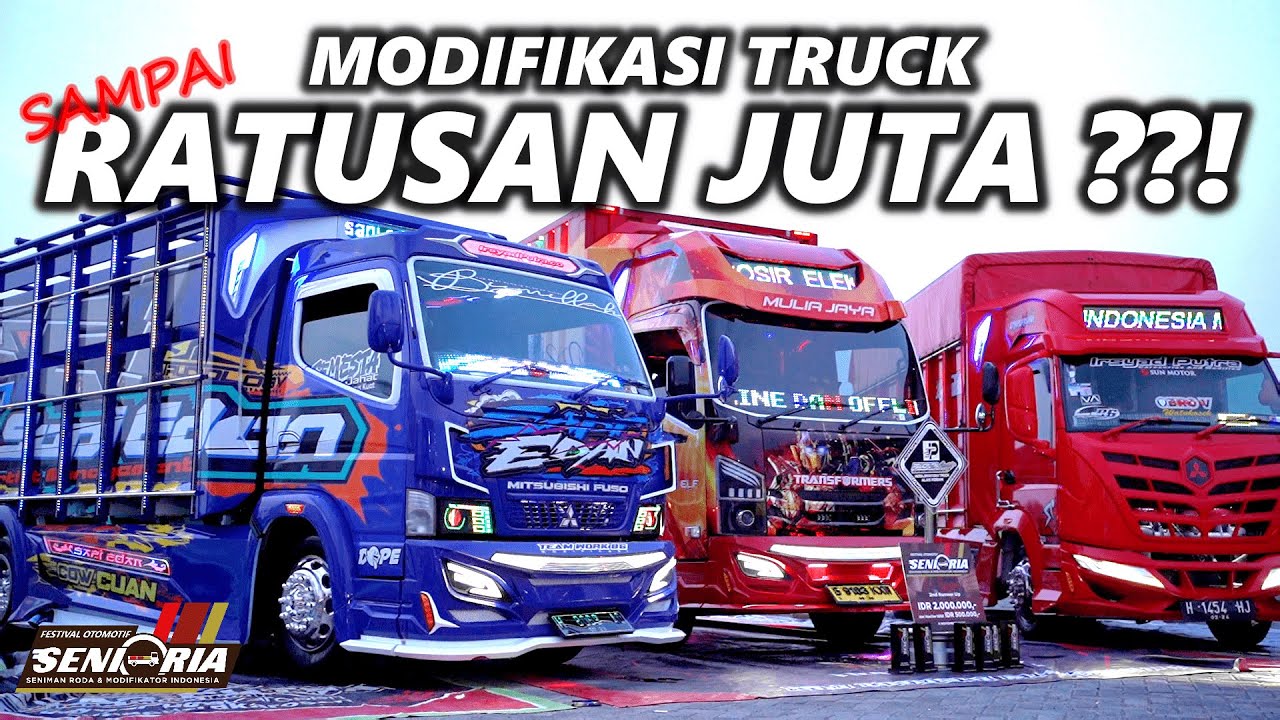 MODIFIKASI PARA JURAGAN TRUK INI HABISKAN RATUSAN JUTA RUPIAH ...