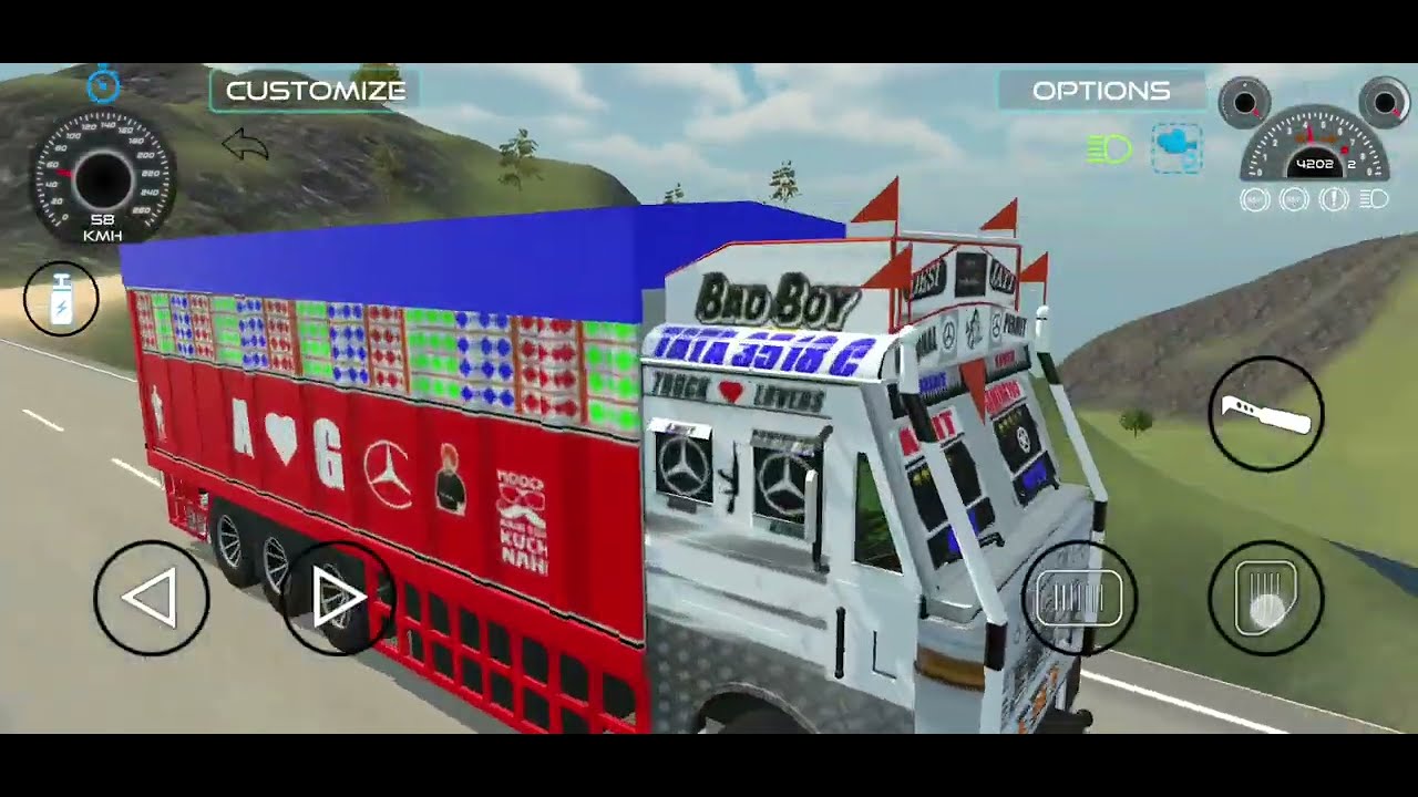 Hage speed truck driving 3d Simulator games ll Indian car driving 3d ...