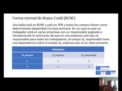 Normalizacion de base de datos (Forma Normal de Boyce-Codd, 4FN, 5FN ...