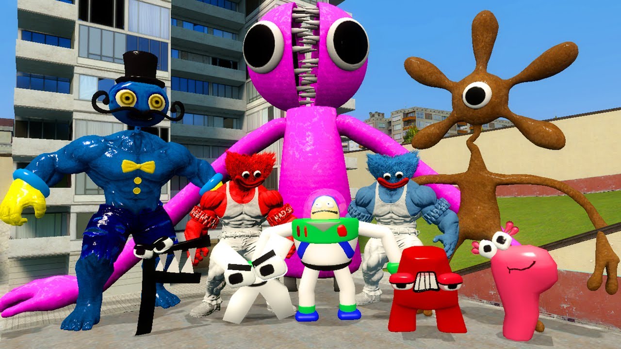 Who is the Strongest RAINBOW FRIENDS VS ALPHABET LORE - Garry's Mod ...