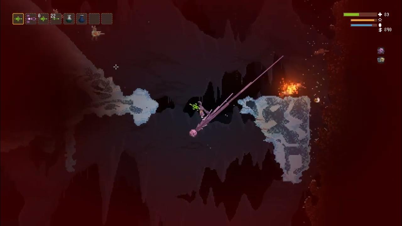 Noita [jam] daily run for 2023.NOV.28. Sweet revenge on the pit boss, and an utterly reckless ...