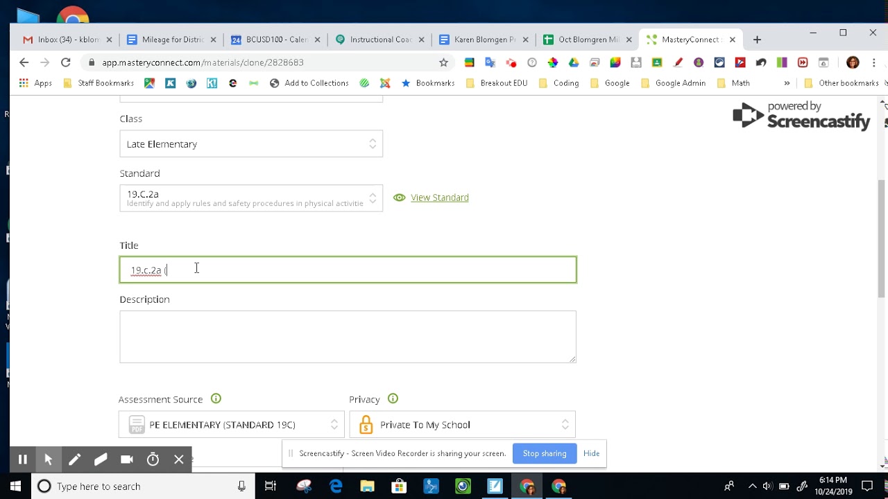 Cloning an Assessment in MasteryConnect - YouTube