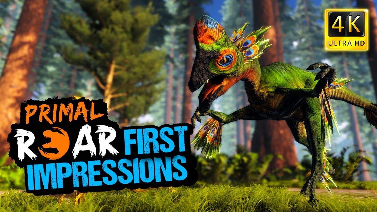 Primal Roar Jurassic Dinosaur Era [PC] - First time playing & First impressions - YouTube