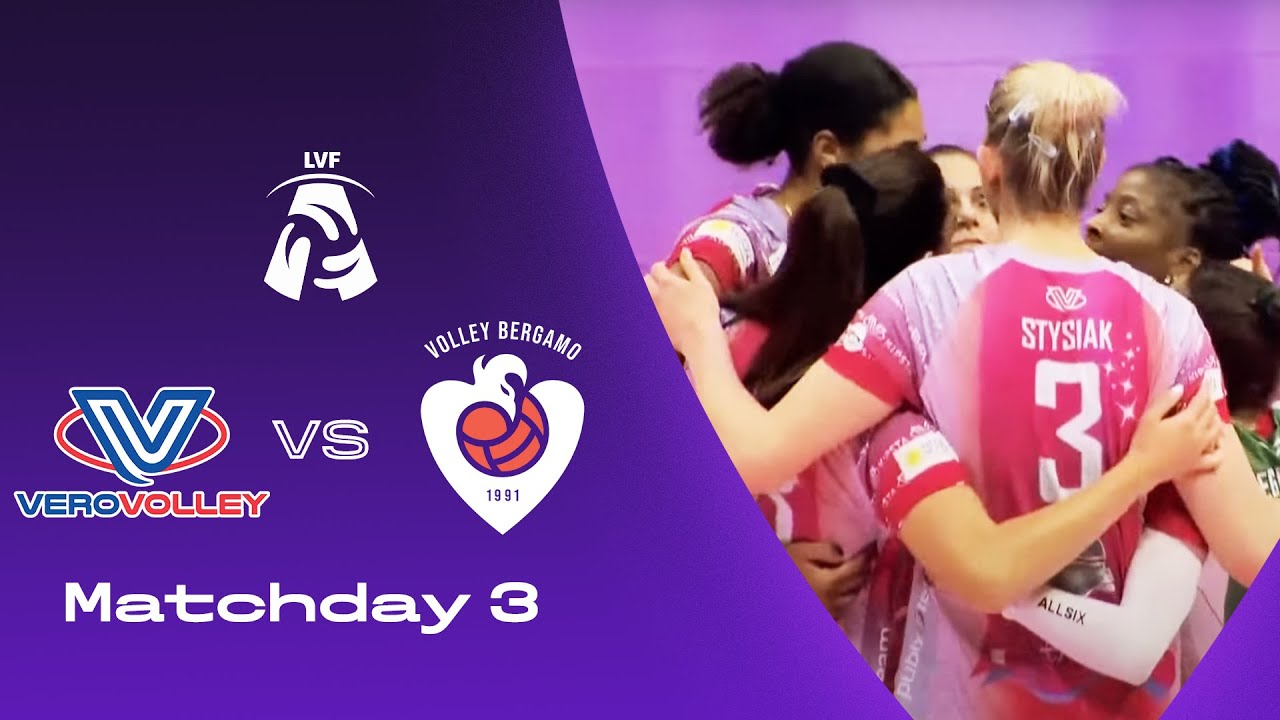 Milano vs Bergamo | Highlights | LVF A1 | 3a Giornata - YouTube