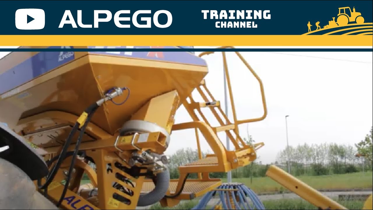 Seeding bar | Hopper release | ALPEGO JET-X pneuamtic seed-drill. - YouTube
