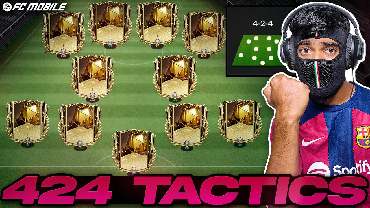 424 Masterclass || Beast Formation, Win Every H2h Match #fcmobile - YouTube
