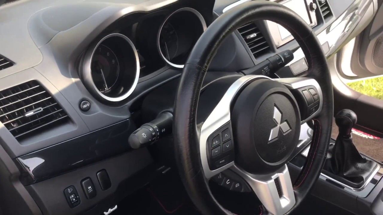 Cleaning inside the Evo X Final Edition - YouTube