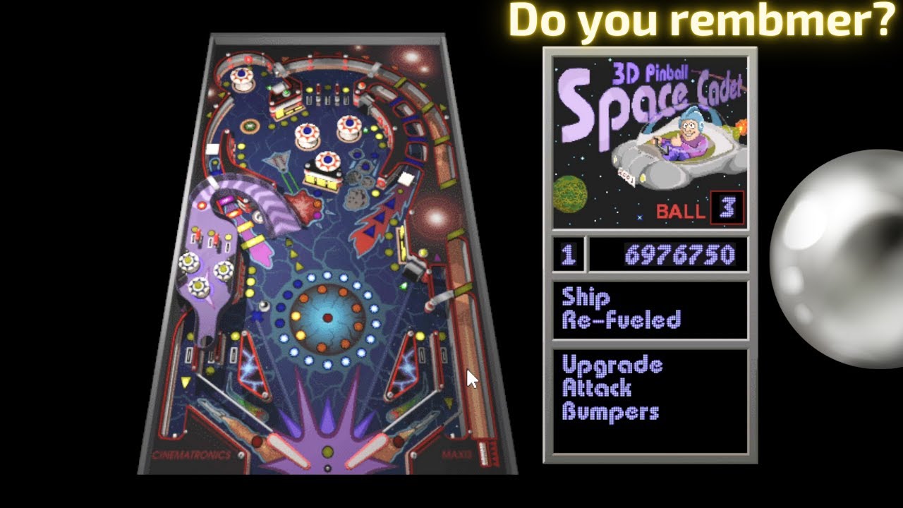 Back in time / Do you remember? / Old Pinball Game on Windows - YouTube