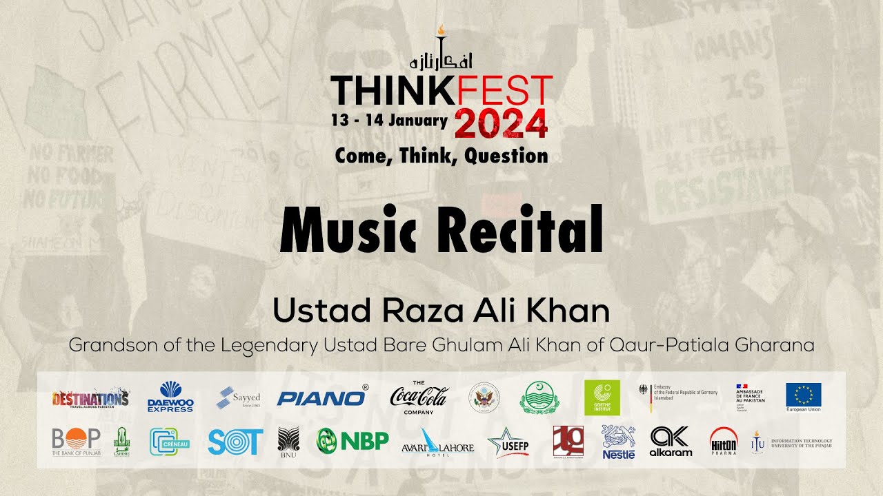 ThinkFest 2024: Music Recital by Ustad Raza Ali Khan - YouTube