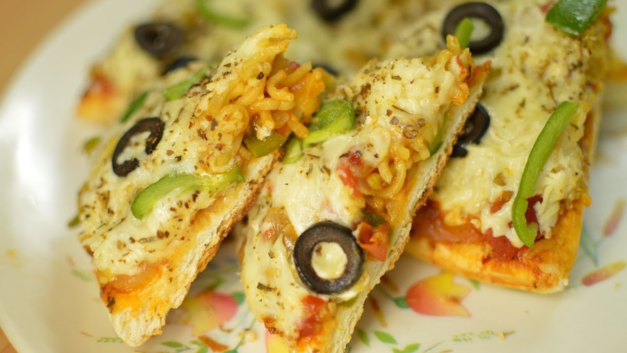 MAGGI + Pizza = MAGGIZA | Maggi Noodles Pizza Recipe | Indian Food ...