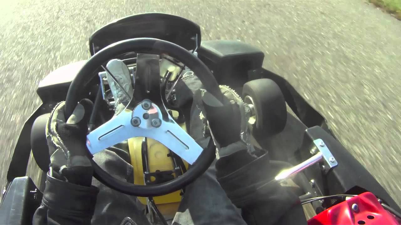 Karting, Nov 5th, 2011, Race 2, Magic's kart, front view - YouTube