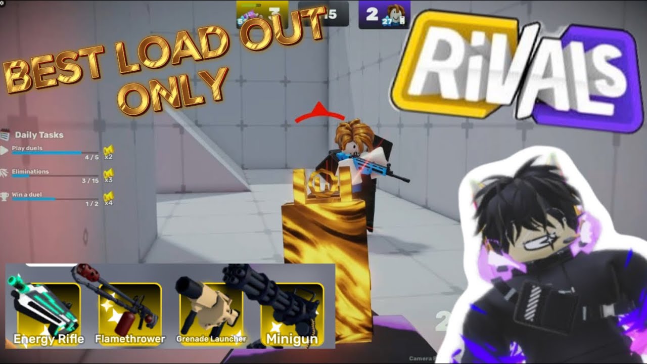 ONLY using the BEST LOAD OUT in Roblox RIVALS - YouTube