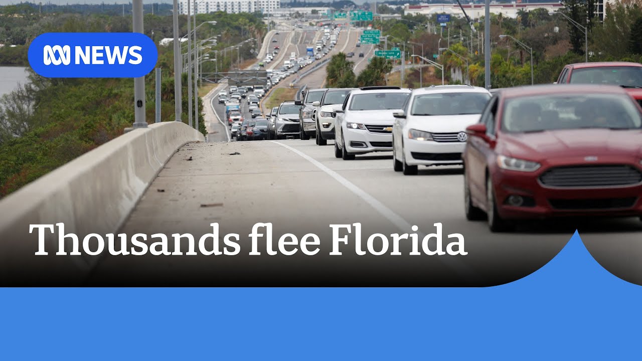 Thousands pack Florida’s highways to flee Hurricane Milton | ABC News ...