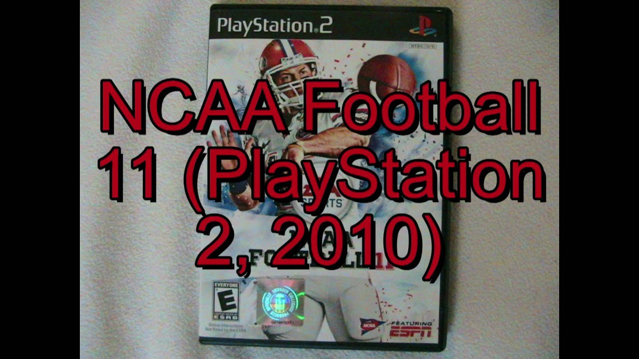 NCAA Football 11 for PS2 - eBay Item for Sale - Ends Aug 8 - YouTube