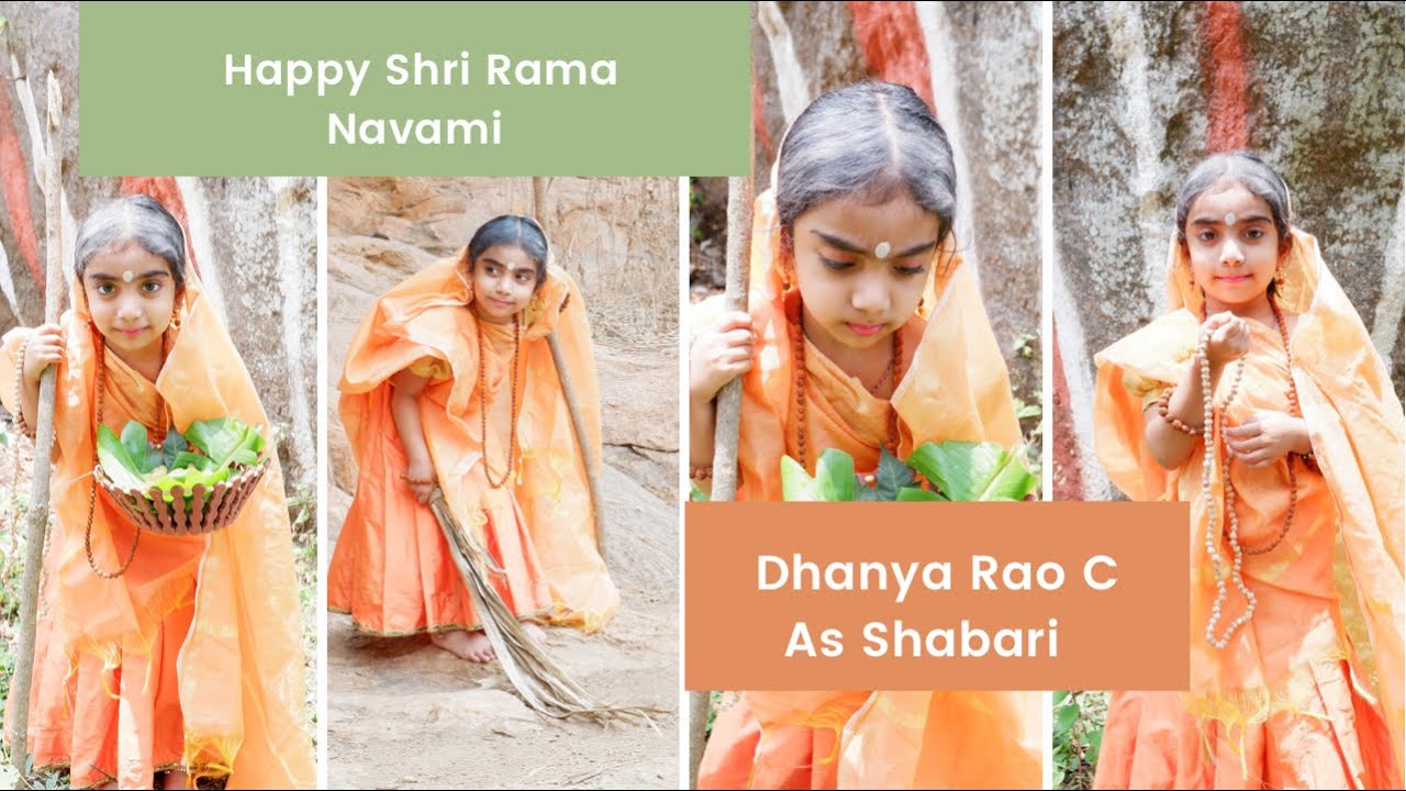 Dhanya rao As Shabari Mata || Ramayana character play || Hindu ...