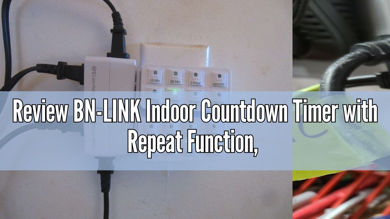 Review BN-LINK Indoor Countdown Timer with Repeat Function, Heavy Duty Accurate Compact Size for ...