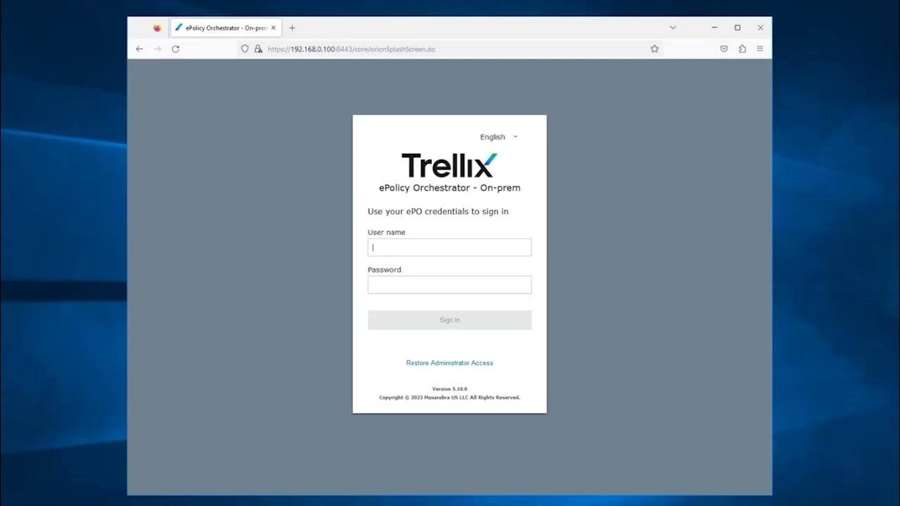 Trellix Smart Tips - Password Reset in the ePO Console - YouTube