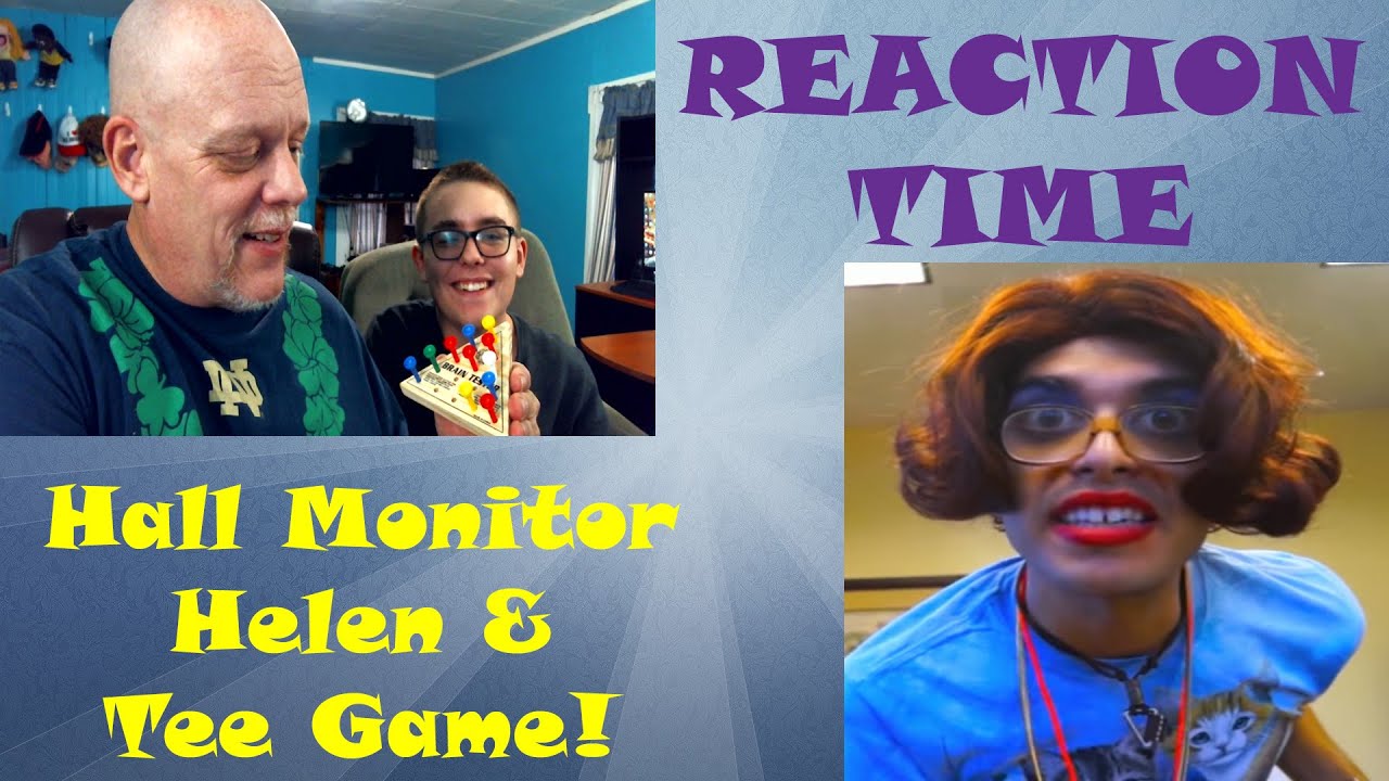 REACTION TIME | Hilarious "Hall Monitor Helen" & Battle of the Tee Game ...
