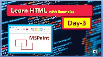 Learn HTML step by step with examples Day 2 HTML 5 HTML for beginners ...