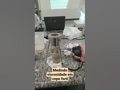 Medição de viscosidade através de Copo Ford - YouTube