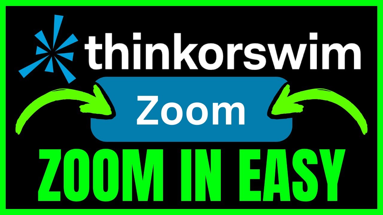 How To ZOOM IN On ThinkorSwim Chart (QUICK & EASY) 2026 - YouTube