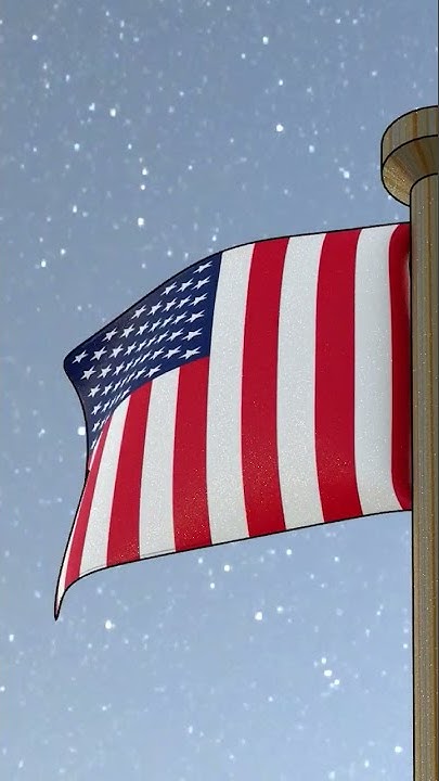 3D flag animation - YouTube