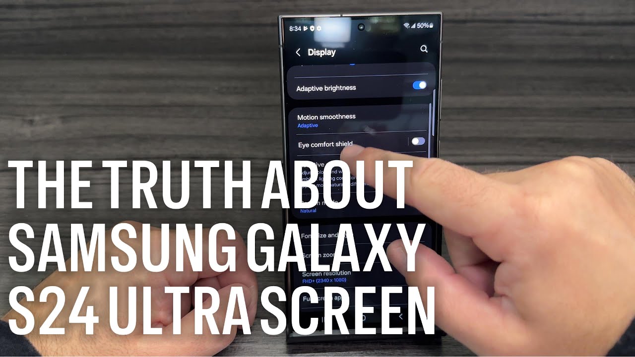 The truth about Samsung galaxy s24 ultra screen issues - YouTube