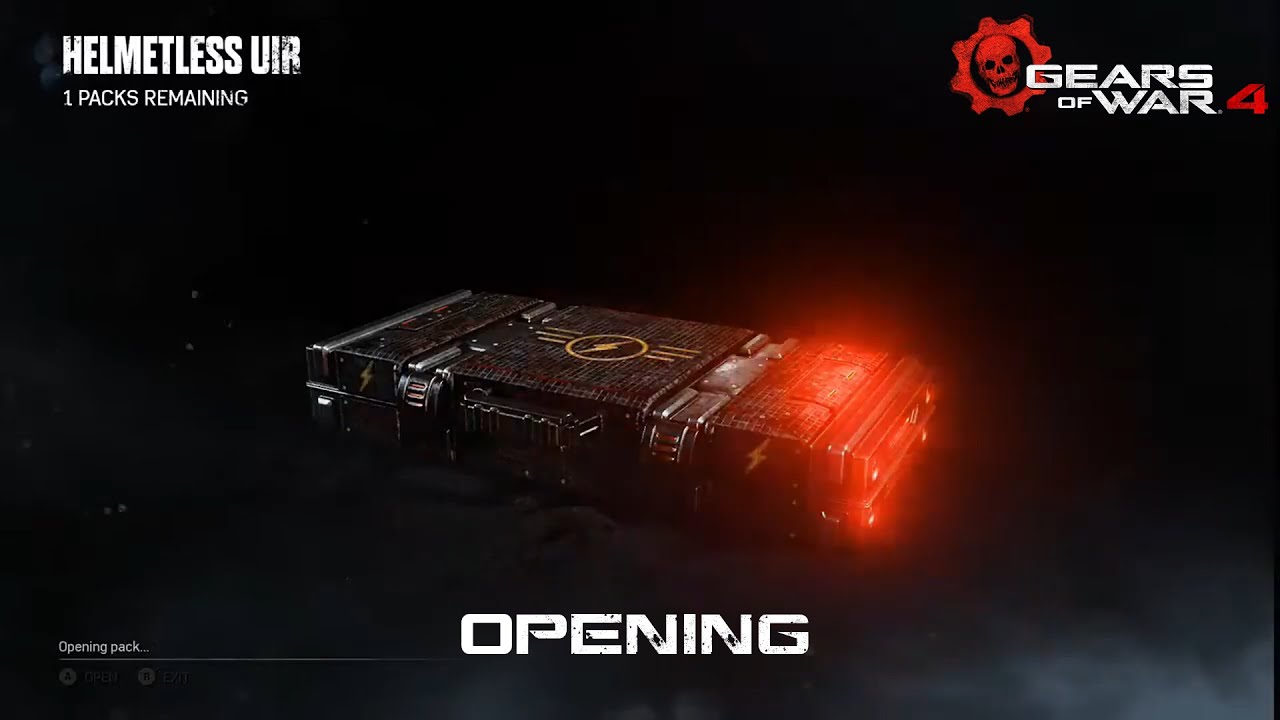 Gears of War 4 - Opening Helmetless UIR packs (Helmetless UIR male ...