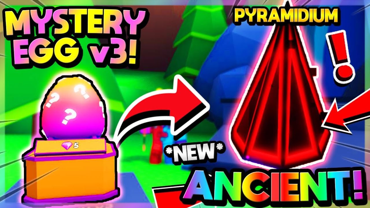 ☢️MYSTERY EGG V3!! NEW *ANCIENT* SECRET PYRAMIDIUM!! - Mining Simulator ...
