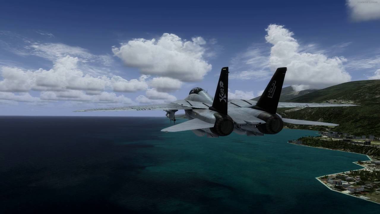 Moving Cameras Around Aerosoft F14X - YouTube
