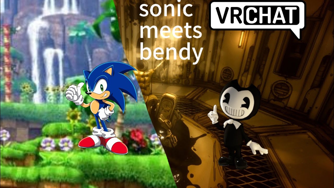 sonic meets bendy - YouTube