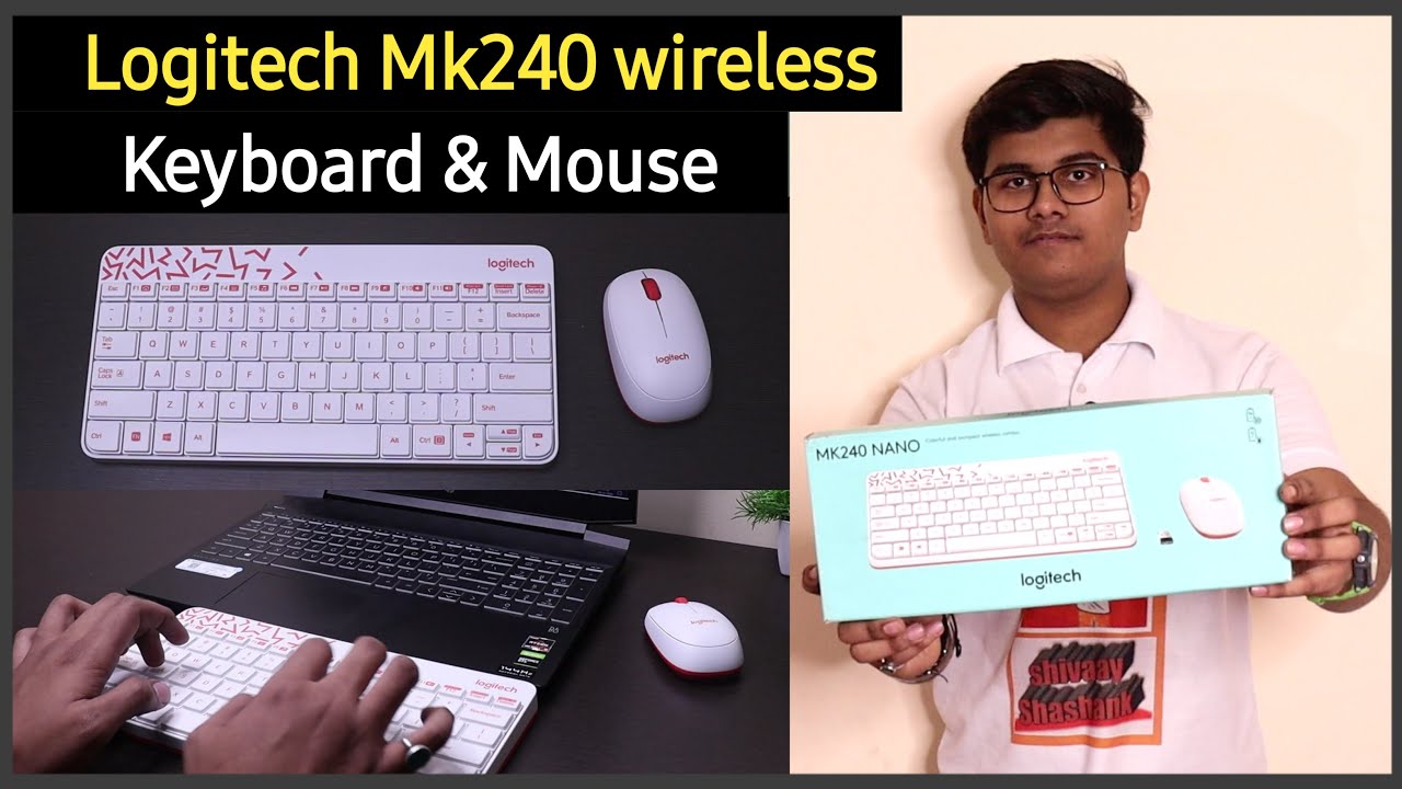 Unboxing Of Wireless Keyboard And Mouse | Logitech MK240 Nano ...