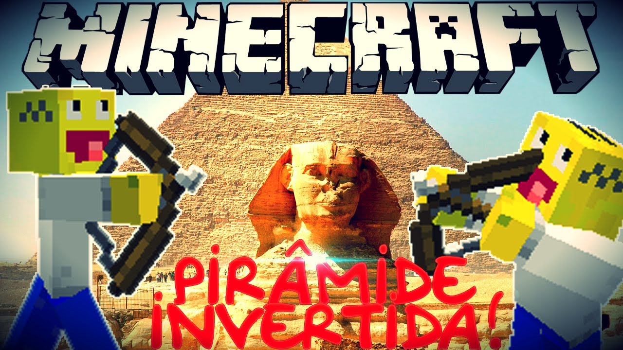 [MINECRAFT] - PIRÂMIDE INVERTIDA! - Sky Pyramid [1.4.6] - YouTube