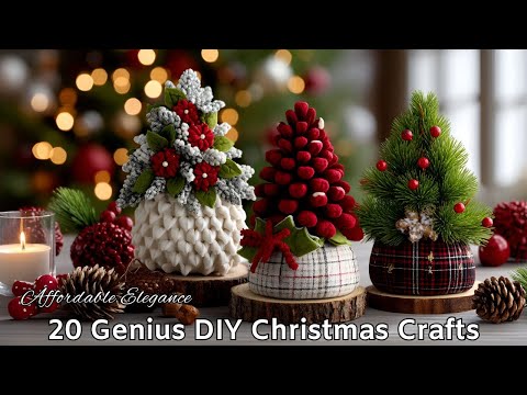 20 Genius DIY Christmas Crafts 2025–2026 – Simple, Affordable & Must Try! 🎄