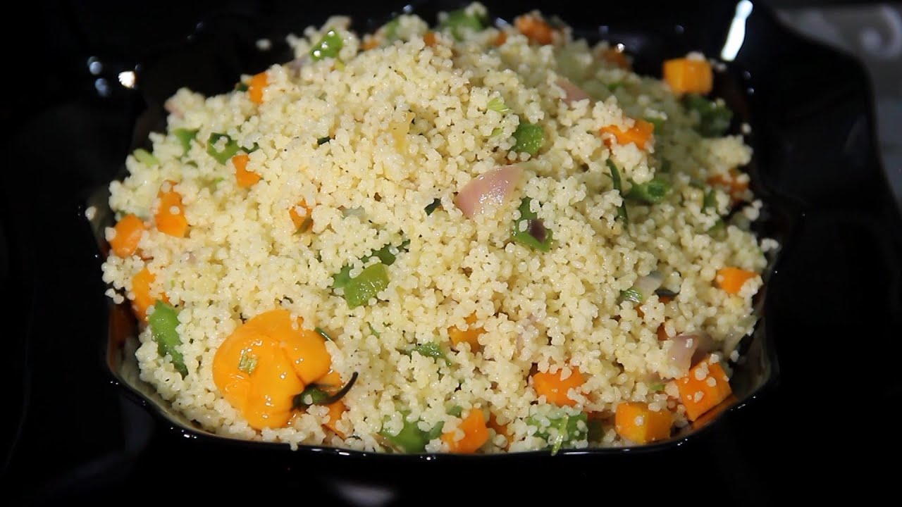 COUSCOUS RECIPE; IF YOU DON'T LIKE COUSCOUS WATCH THIS/ Healthy food ...