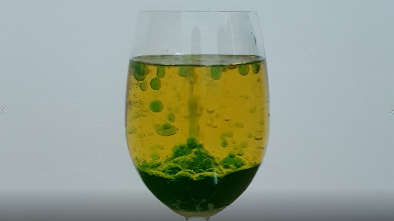 การทดลองวิทยาศาสตร์ง่ายๆ Alka seltzer experiment with oil, coloring ...