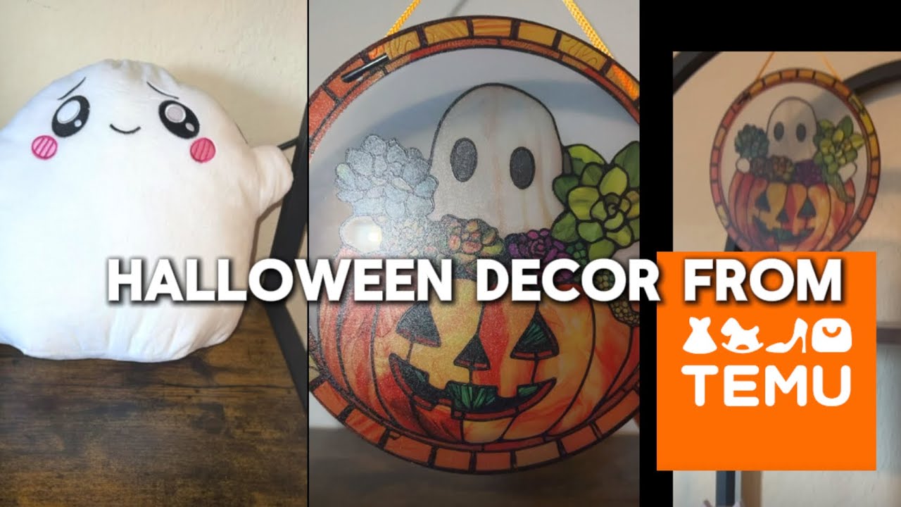 TEMU Halloween Haul Décor! #temu #temufinds - YouTube